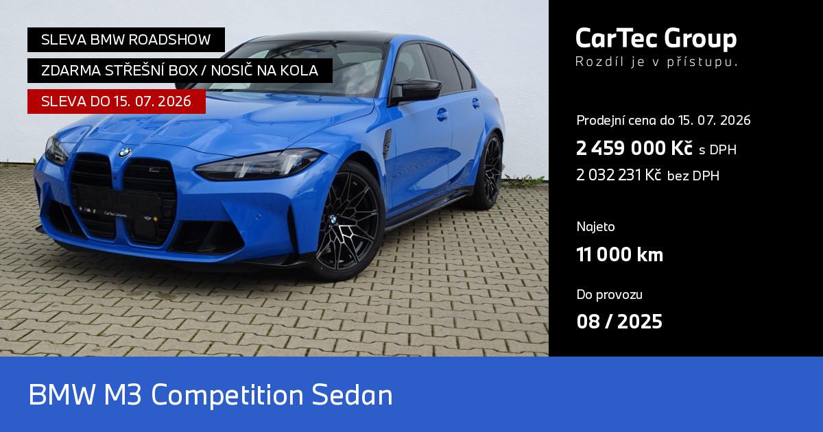 BMW M3 Competition Sedan | CarTec Group BMW