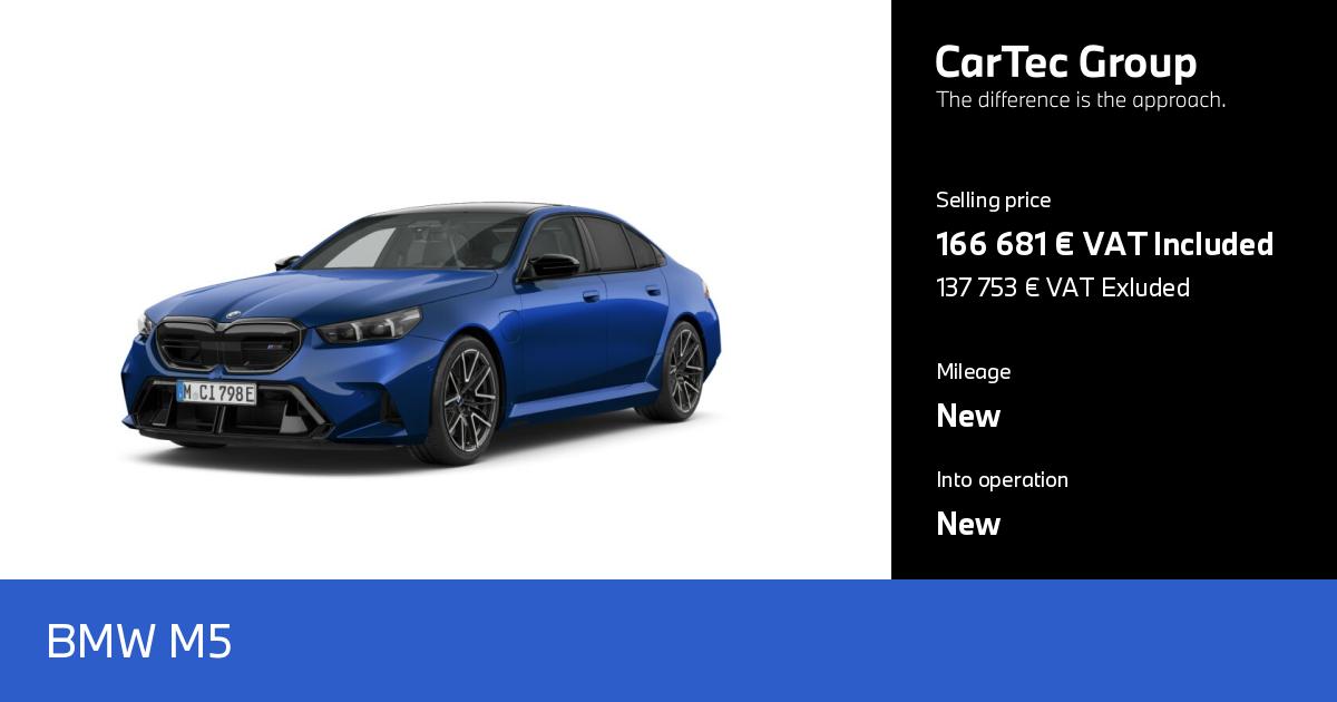 BMW M5 - CarTec Group BMW